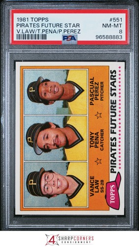 1981 TOPPS #551 TONY PENA RC PIRATES PSA 8 B4200813-883 | eBay