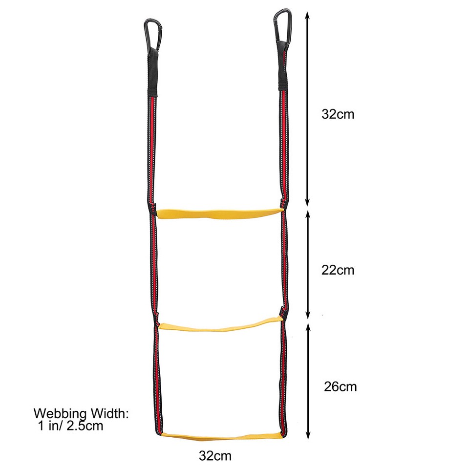 Belt Ladder Portable Rope Ladder Lightweight for Yacht Kayak Motorboat ...