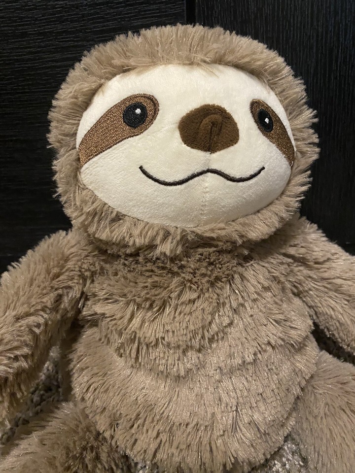 Warmies Sloth Junior Stuffed Animal Microwavable Lavender Scented Cozy ...