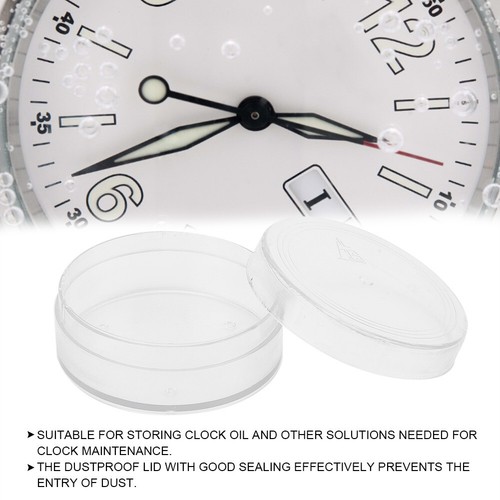 6x Plastic Watch Movement Cleaning Maintenance Repair Pot Watch Oil ...
