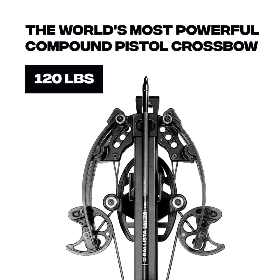 BALLISTA BAT Compound Self-Cocking Small Crossbow 300fps/130lbs/2.46lbs ...