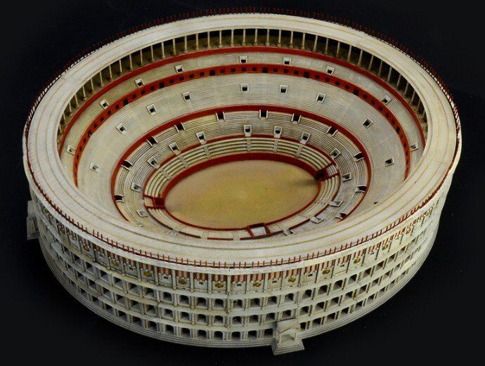 Italeri 68003 World Architecture Model Kit 1/500 The Colosseum ...
