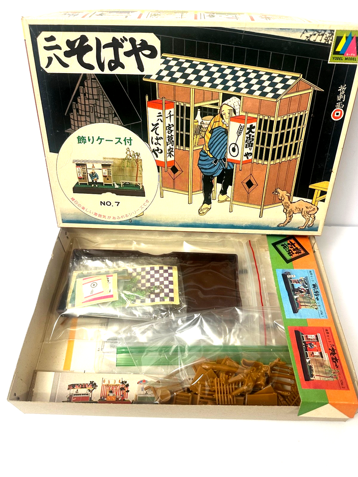JAPANESE YODEL CLASSIC CUSTOMS MODEL ROKUSOBAYA SOBA NOODLES #7 SCALE 1 ...