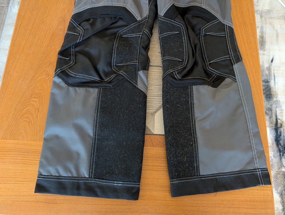 KLIM Grey Black Size 30 Black Vented Motorcycle Pants ARMORTEX Dirt Bike | eBay