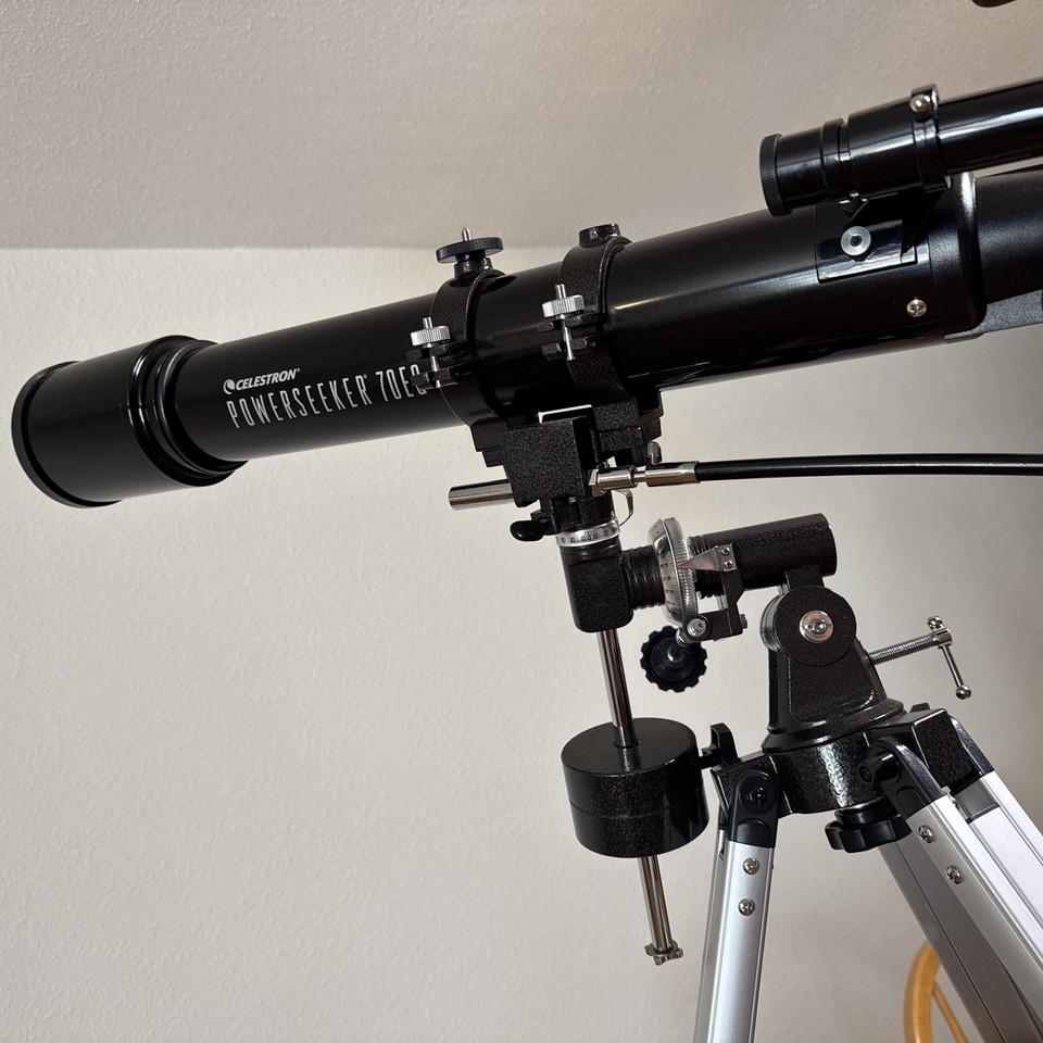 Celestron - 21037 PowerSeeker 70EQ Telescope Great Beginner Scope w ...