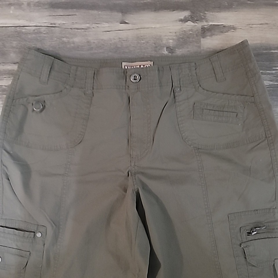 Khakis & Co Cargo Pants Sz 16~ 36" W x 31" L Olive Green | eBay