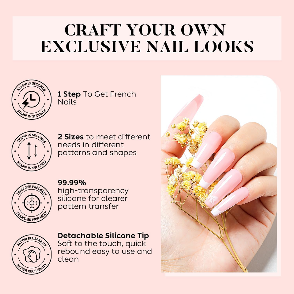 French Tip Nail Stamp | eBay Australia