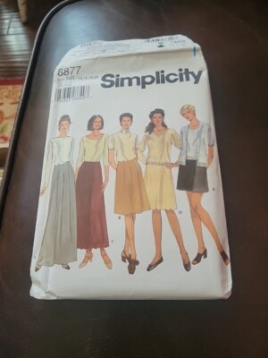 Simplicity 8877 Size 14-20 Misses' Skirts in Four Lengths | eBay