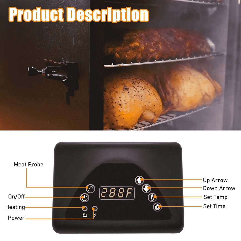 Digital Control Panel LED 9907170133 Replacement For Masterbuilt ...