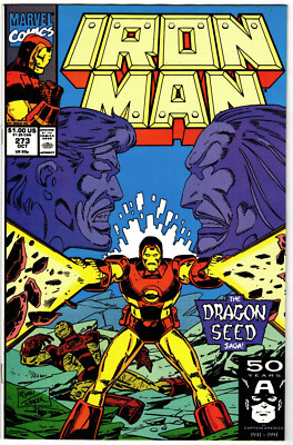 IRON MAN # 274 (1st series) 1991 Marvel (fn-) The Dragon Seed Saga Part ...
