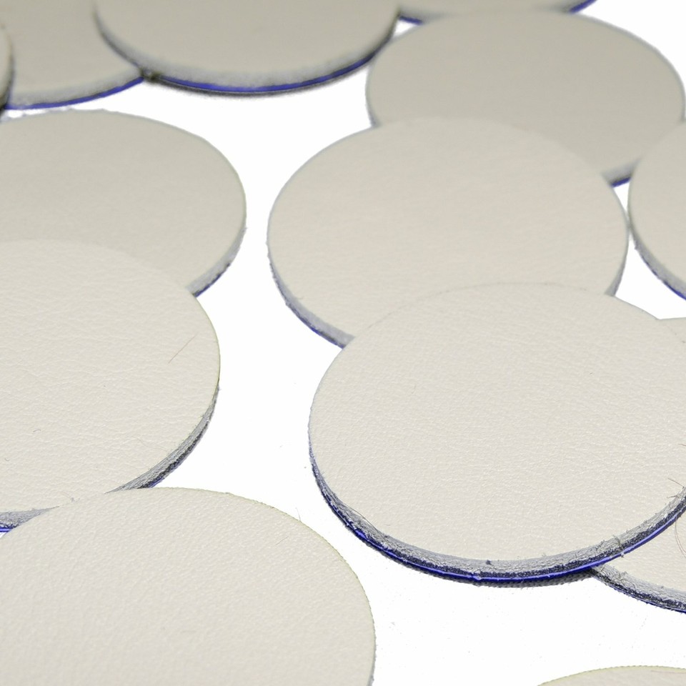 1-3/8" Adhesive Leather Discs 18 PC set Circles Furniture Pads Bumper ...