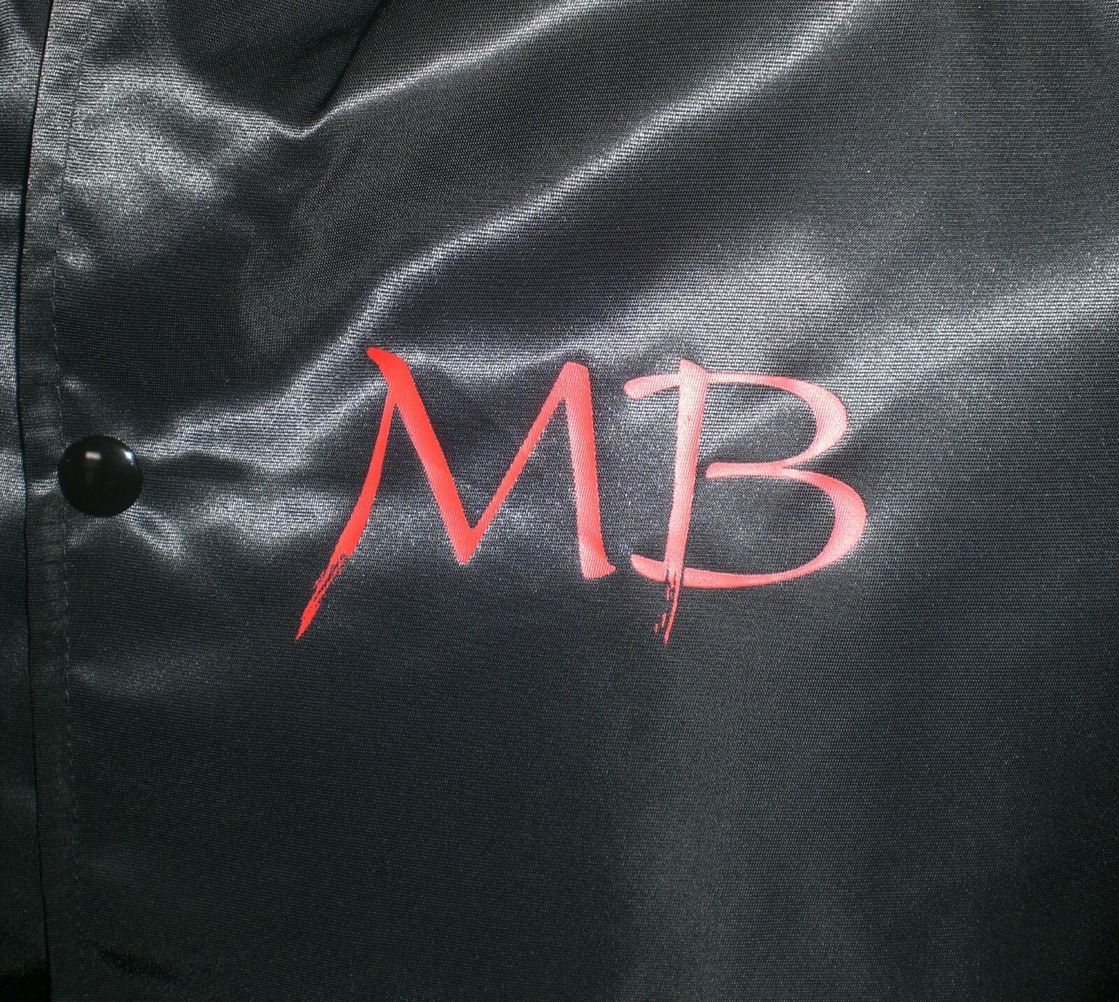 Official 1994 MICHAEL BOLTON Concert Tour Jacket Large Nylon Black Made ...