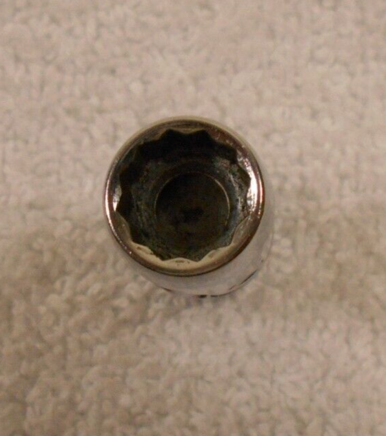 Snap-On Tools 3/8" Drive 7/16" Chrome 12 Point Swivel Socket FVU-14 ...