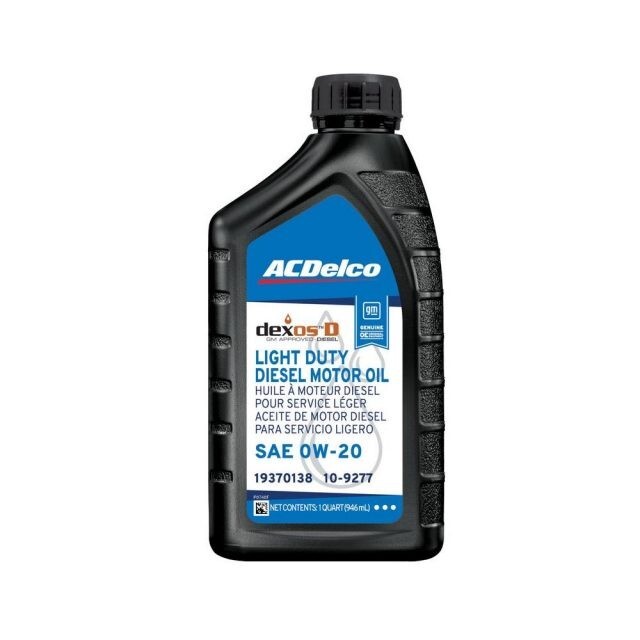 (x6) ACDelco 0W-20 dexosD Diesel Motor Oil 10-9277, 19370138 - 3.0L LM2 ...