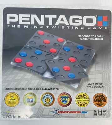 New PENTAGO: The Mind Twisting Game Board Game 2005 Factory Sealed | eBay