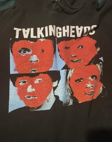 Talking Heads Hoodie New Wave Rock Band Merch Jumper David Byrne Size ...