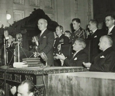 1947 Harry Truman Rio de Janeiro Brazil Rio Treaty Conf. Press Photo ...