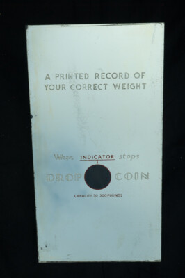 Original Vintage Penny Ticket Scale Mirror | eBay
