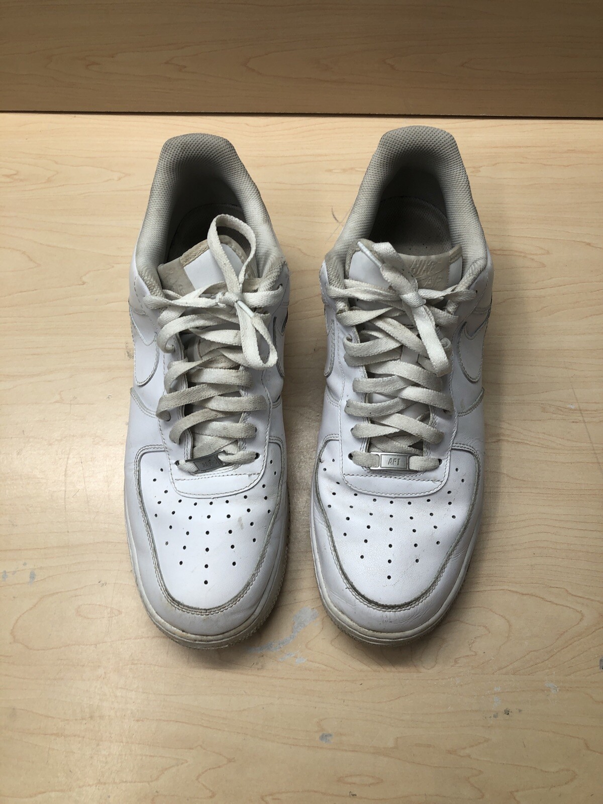 Nike Men's Air Force 1 Low Triple White Sneakers 316122 111 - Men's ...