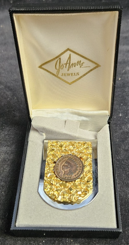 Joanne Jewels - Money clip - Indian Head Penny on Gold Nugget | eBay