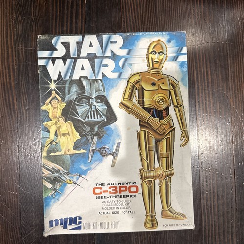 Star Wars - VINTAGE C-3PO MODEL KIT *SEALED BAG* MPC - Fundimensions ...