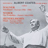 Albert Coates conducts Wagner, Weber, and Mendelssohn (CD, Dec-1994 ...