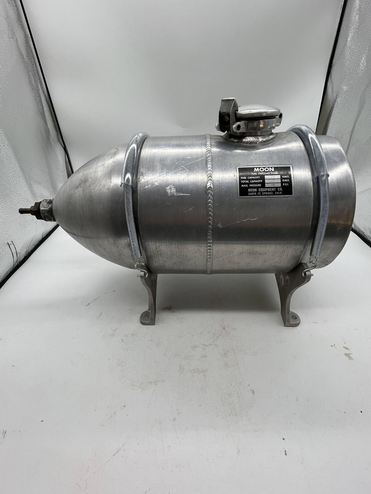 Vintage Moon Fuel Gas Tank With Eelco Brackets | eBay