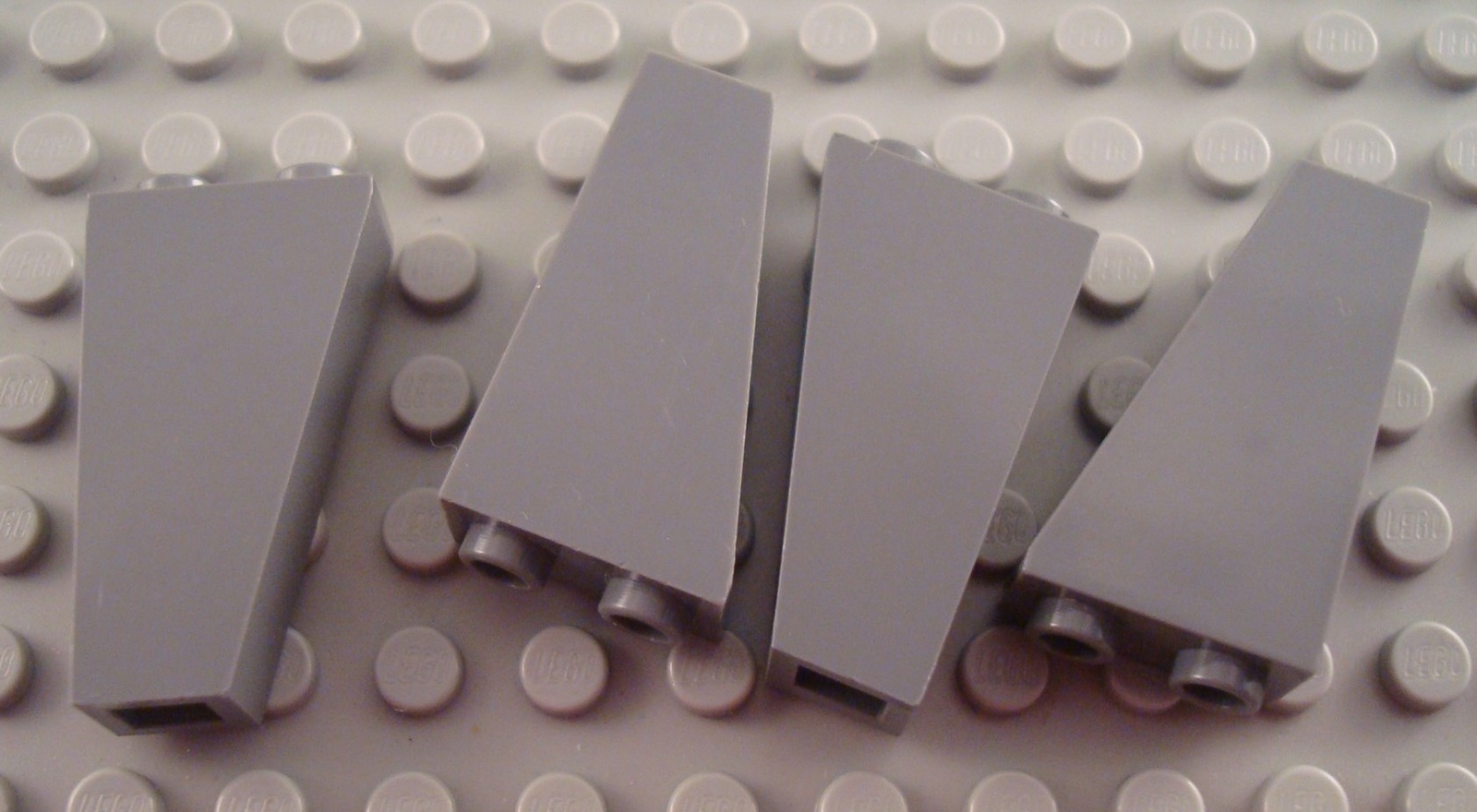 LEGO Lot of 4 Dark Bluish Gray 2x1x3 Inverted Slope Pieces | eBay