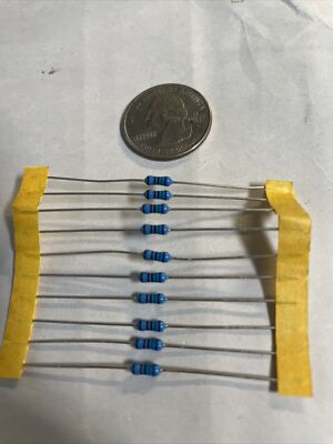 Lot 10 Fixed Linear Film 75k Ohm Axial Resistors @CPU62 | eBay