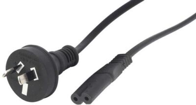 Canon HP Epsom Australian Approved Mains 2 Pin Plug Power Cable 7A 0.5 ...