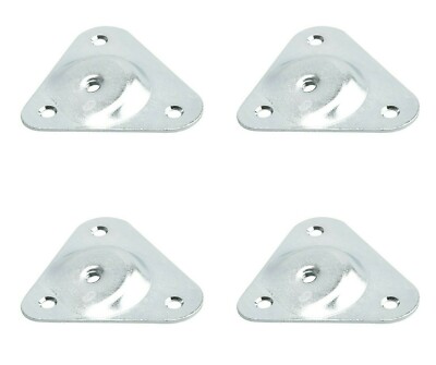 Triangle 90 Degree Table Furniture Leg Fixing Plates Brackets M8 Hole ...