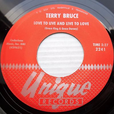 Terry Bruce Ado Unique 45 Love To Live & Live To Love~ Enchanted ...