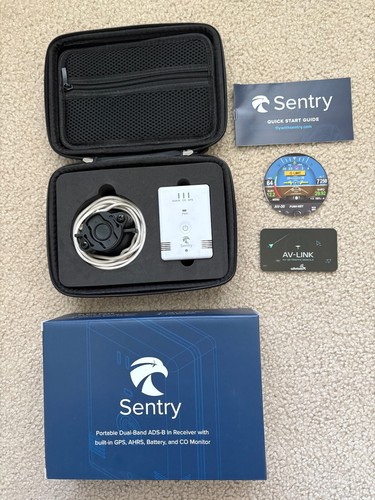 Sentry Foreflight ADS-B Receiver, GPS, & Carbon Monoxide Detector - Great Shape | eBay