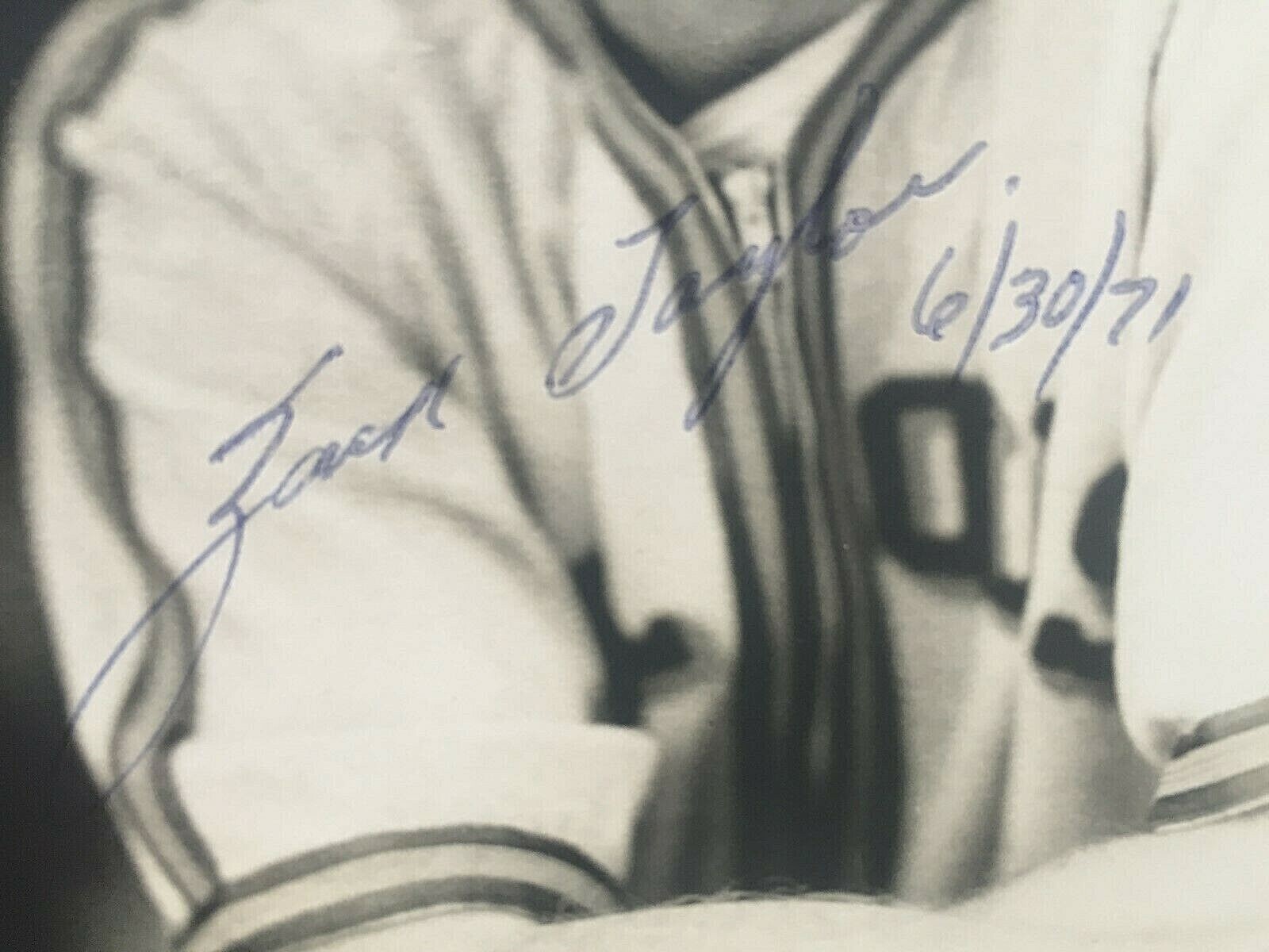 Zack Taylor Signed George Burke Photo St Louis Browns Eddie Gaedel ...