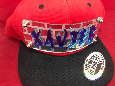 Custom Made Snapback - Create Your Own Name Custom Made 3D Mirror ...