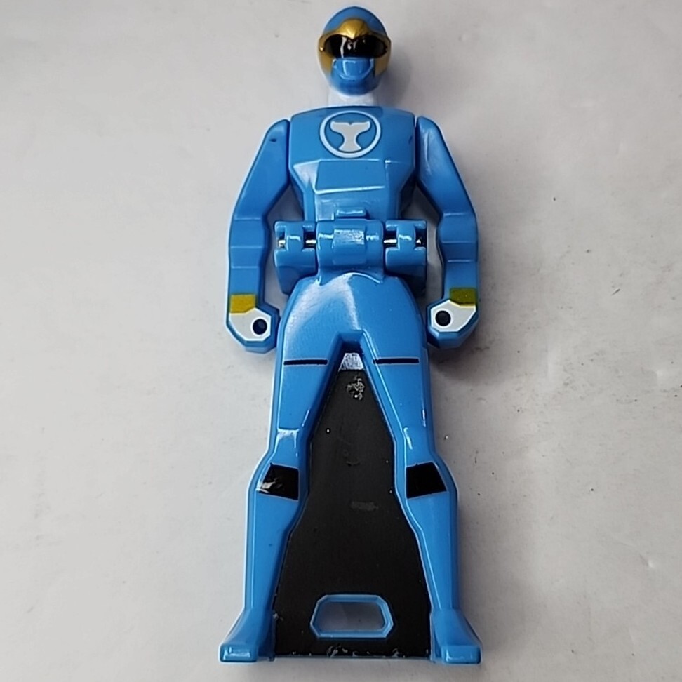 Power Rangers Hurricaneger 3" Hurricane Blue Ranger Key Deluxe DX | eBay