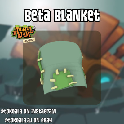 Animal Jam Classic AJC Beta Blanket [READ DESCRIPTION] | eBay