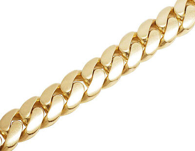 Solid 14K Yellow Gold Heavy Miami Cuban Link Kilo Diamond Chain ...