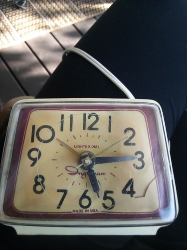 Vintage Alarm Clock TOASTMASTER Ingraham Lighted Dial Electric Model 49 ...