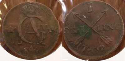Sweden 1802/176X Large Copper Skilling | eBay