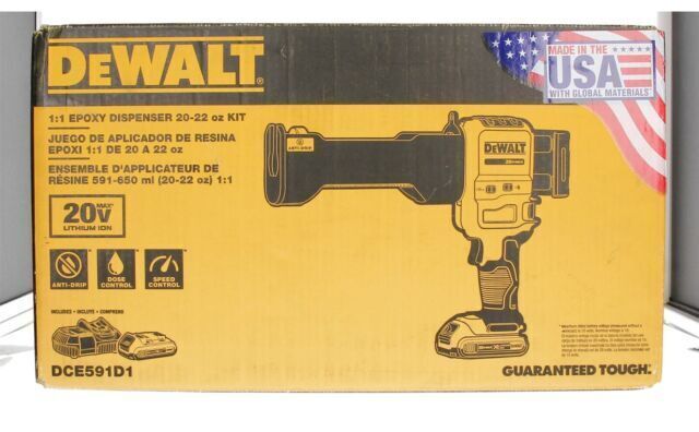DEWALT DCE591D1 Cordless Adhesive Gun Kit for sale online | eBay