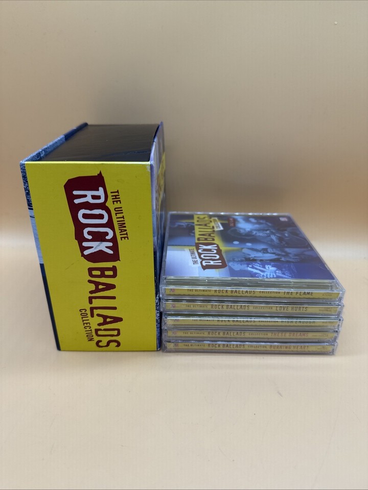 The ULTIMATE Rock Ballads COLLECTION 5 CD Box Set (w/8 Disc), Time Life ...