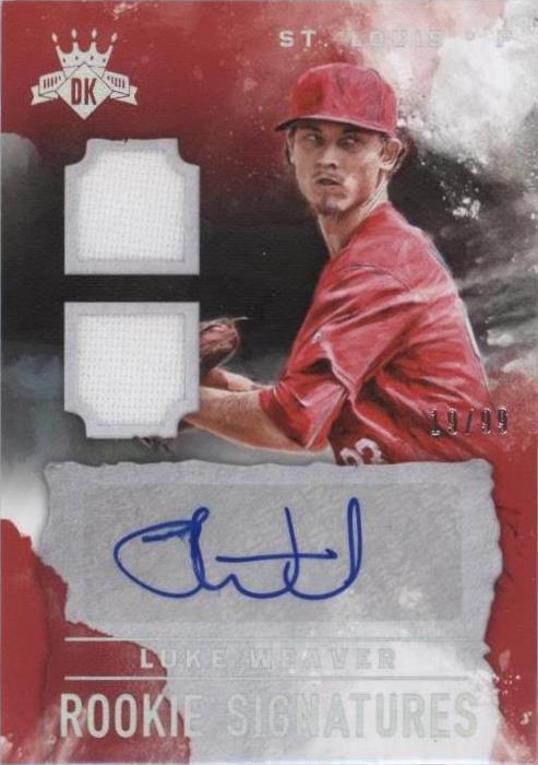 2017 Panini Diamond Kings - Dk Rookie Signatures Luke Weaver #RS-LW ...