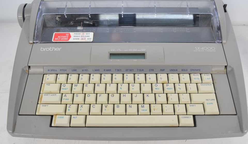Brother SX-4000 Electronic Typewriter 999992546569| eBay