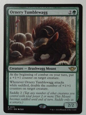Ornery Tumblewagg *Rare* Magic MtG x1 OTJ Outlaws of Thunder Junction ...