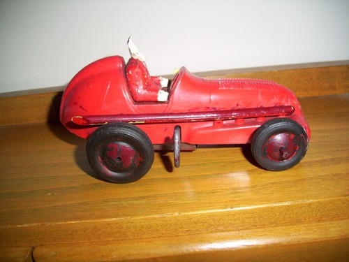 VINTAGE RED WIND UP MARX RACE CAR FREE SHIPPING | eBay