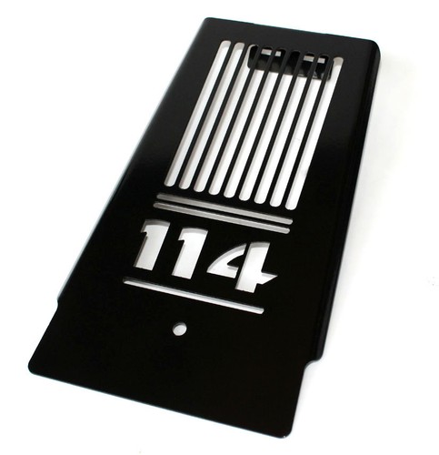 IRON OPTICS Öl- Kühlerabdeckung Harley Davidson Fat Boy ab 2018 / 114 ...