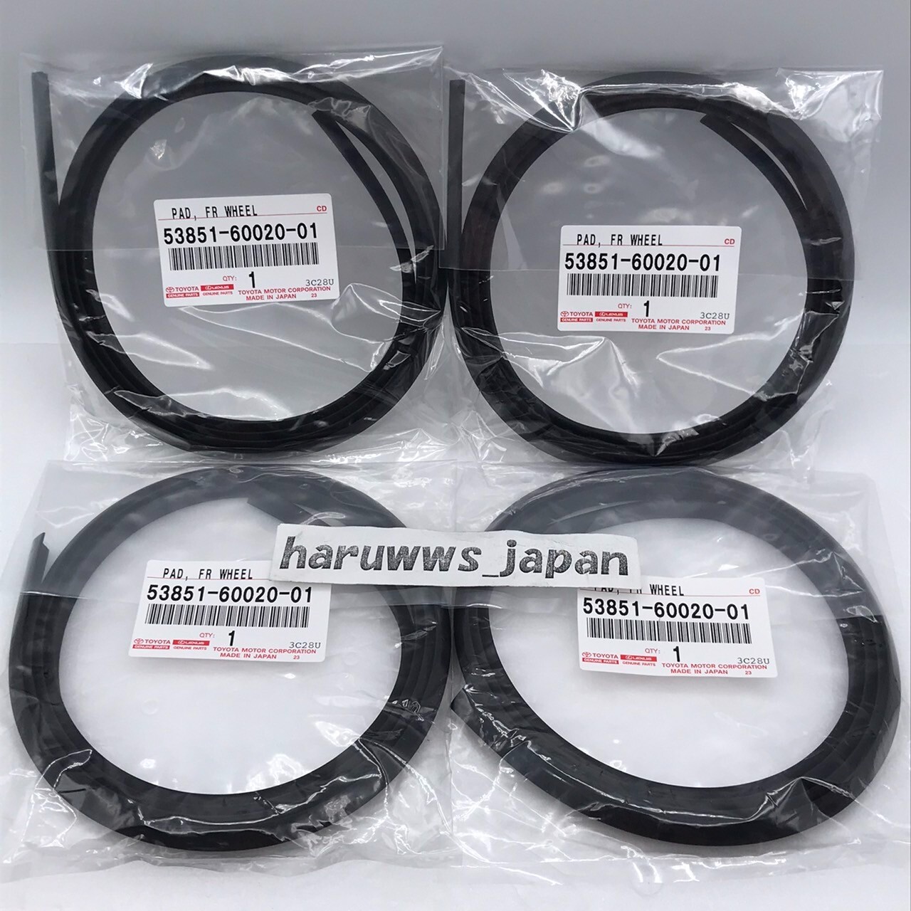 OEM Toyota Landcruiser 80 Series Wheel Arch Flare Seal 53851-60020-01 ...