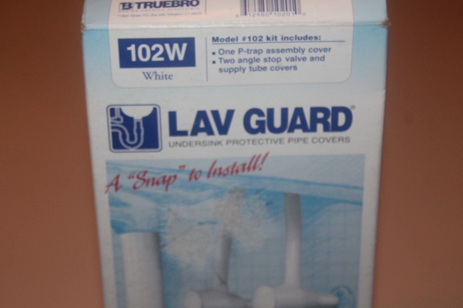 Trubro LAV Guard 2 102w Fast Fit Undersink Piping Pipe Covers - White ...