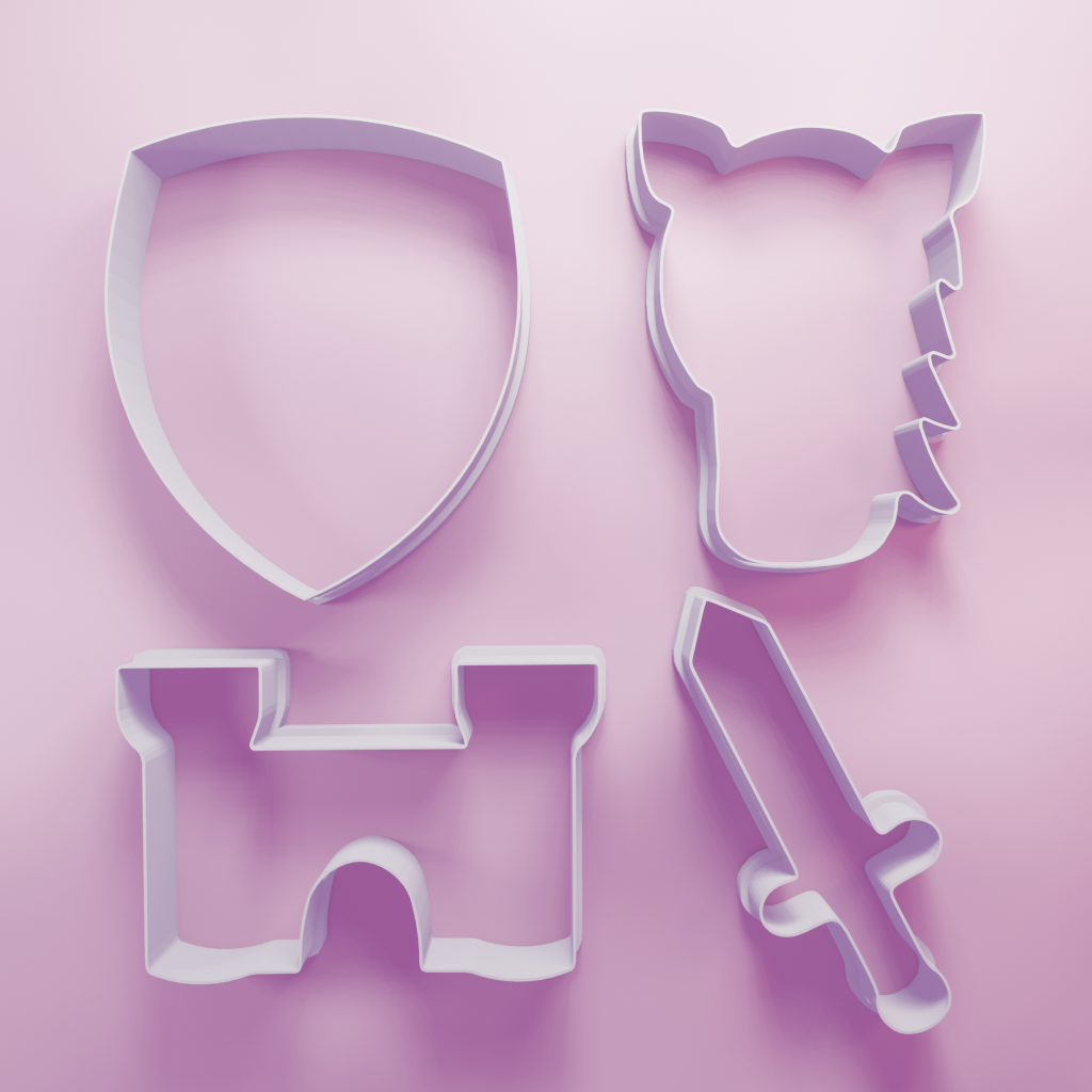 Knight Cookie Cutter Pack | eBay